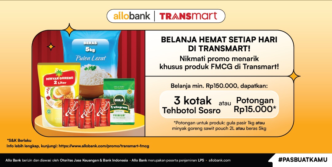 Transmart - Temukan kebutuhan sehari-hari Anda di Transmart.co.id!